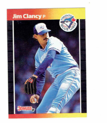 Jim Clancy Toronto Blue Jays Pitcher #267 Donruss 1989 #Baseball Card ...
