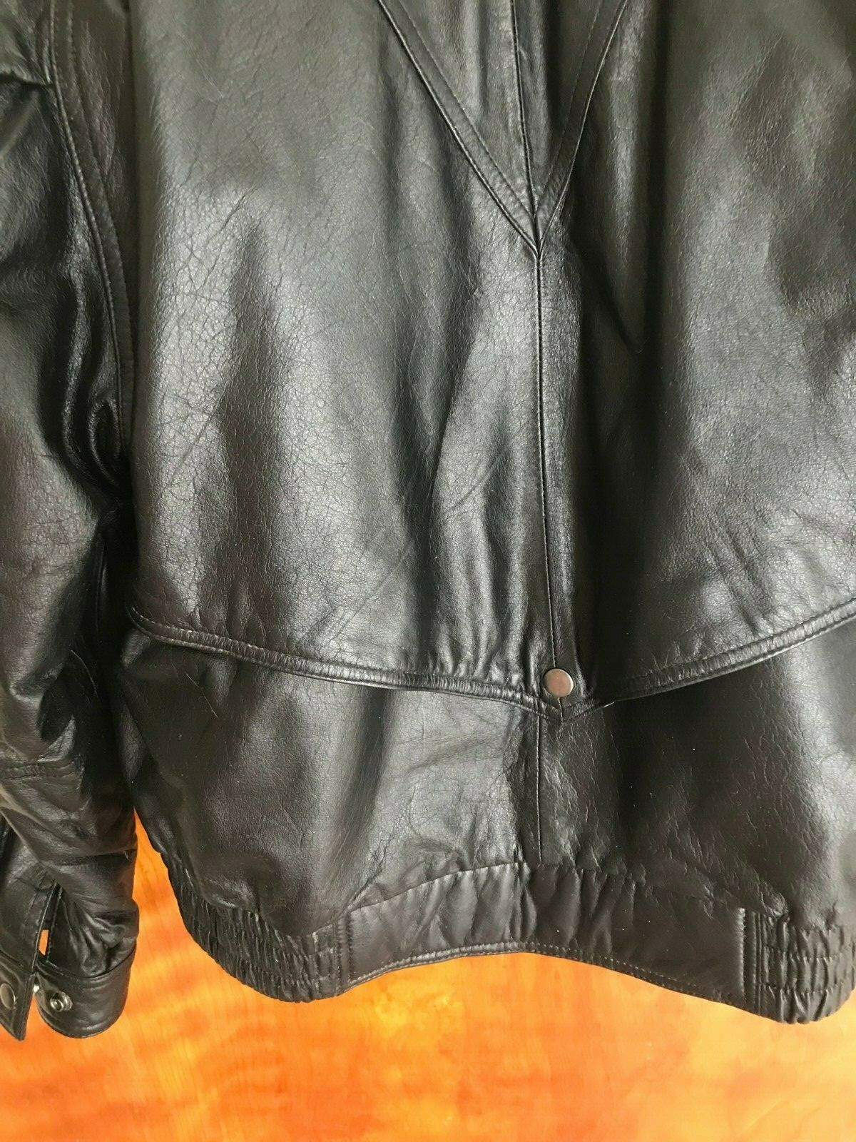 WILSON Leather Coat with zip-out liner - Gem