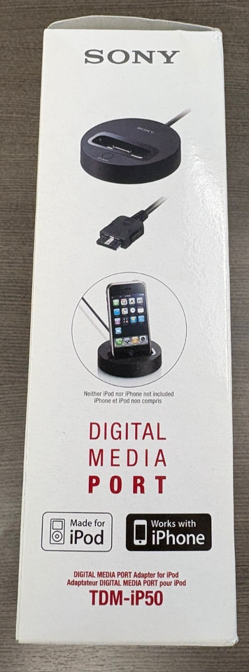 SONY TDM-IP50 Ipod & IPhone Digital Media Port Dock NIB | eBay