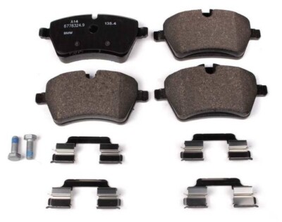 GENUINE MINI COOPER S FRONT BRAKE PAD & WEAR SENSOR SET 34116778320 ...