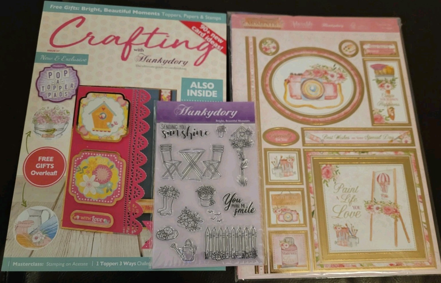 Crafting With Hunkydory Magazine Complete With Freebies. Issue 57 | eBay UK