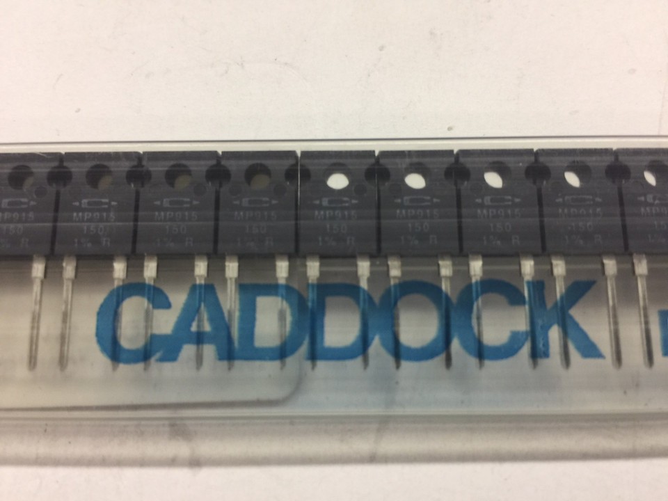 (7 PIECE LOT) MP915-150-1% CADDOCK WIREWOUND RESISTOR 15W 150 OHMS | eBay