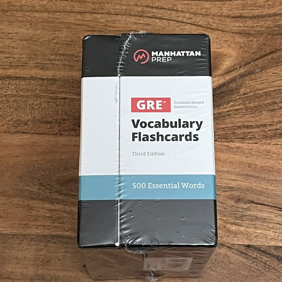 Manhattan Prep GRE Strategy Guides 500 Essential Words GRE Vocabulary Flashcards 9781506249728 ...