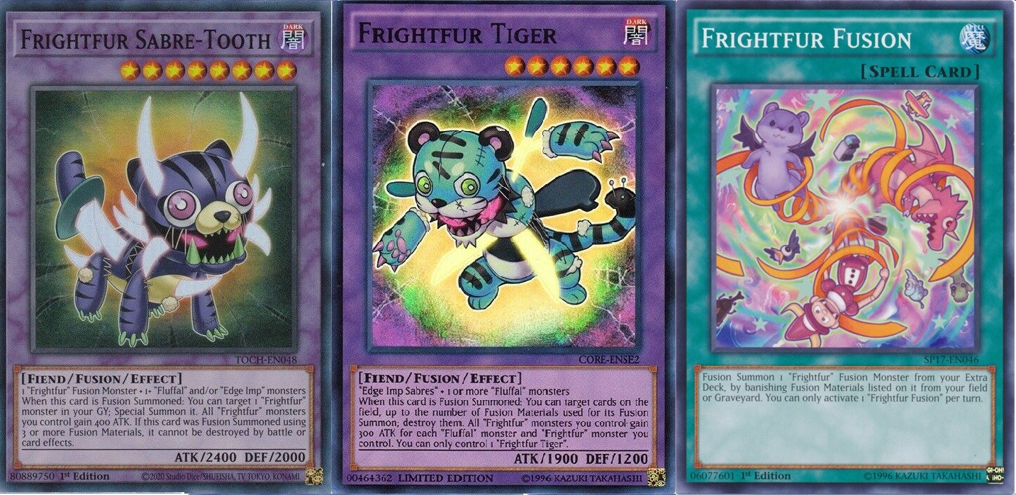 Yugioh Fluffal Budget Deck - Frightfur Sabre-Tooth - Tiger - Sheep NM ...