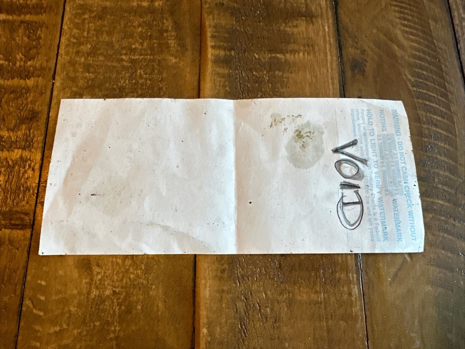 2020 Economic Impact Stimulus Check Donald Trump Check Cashed Void | eBay