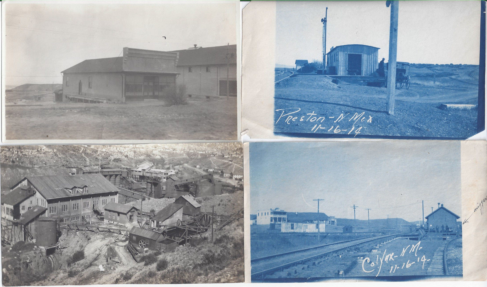 348 SOME POSTCARD SIZE PHOTOS 1910s COAL MINES GHOST TOWNS DAWSON NEW ...