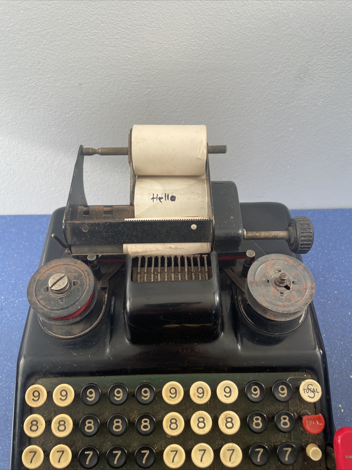 Burroughs Electric Portable Adding Machine 9-1509225 | UNTESTED | eBay