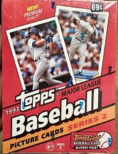 Topps 1993 Series 2 Baseball Hobby Box - 36 Packs for sale Topps 1993 Series 2 Baseball Hobby Box - 36 Packs for sale