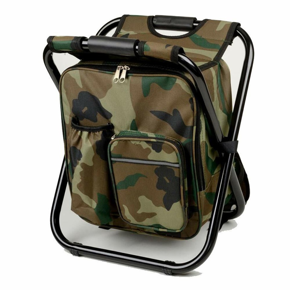 Lightweight Backpack Portable Camping Chair & Cooler Pack Combo Golf ...