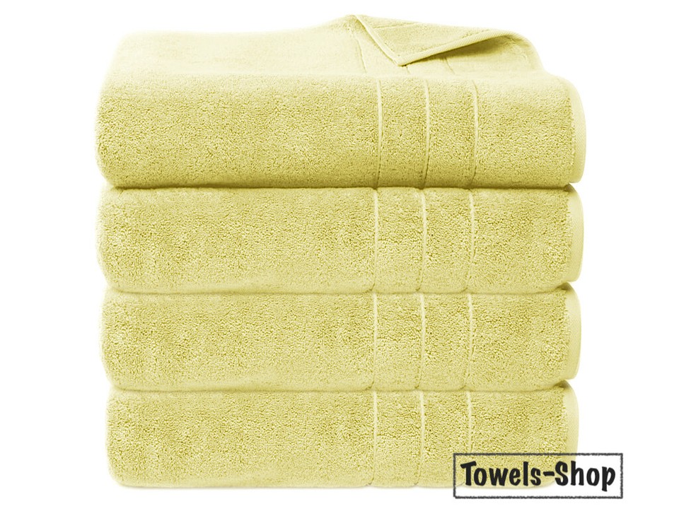 4x Big Jumbo Bath Sheets 100% Pure Cotton Large Size Bathroom Towels ...