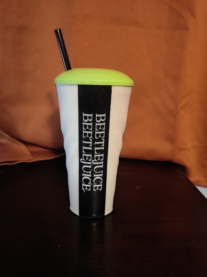 2024 AMC Beetlejuice Beetlejuice Movie Cup W/ Lid & Straw extra Funko ...