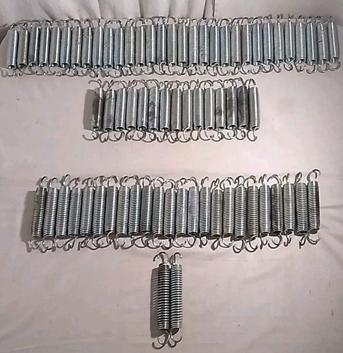 Trampoline Galvanized Steel Springs, Lot of 72, 5.5",5.75" & 6.5",(some ...