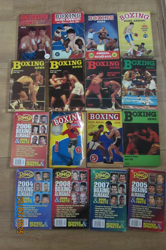 97 VINTAGE BOXING MAGAZINES +ALI POSTER | eBay UK