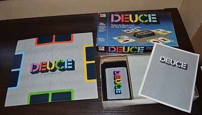 1985 DEUCE Card Game Milton Bradley Twice As Much Fun As Any Other Card ...