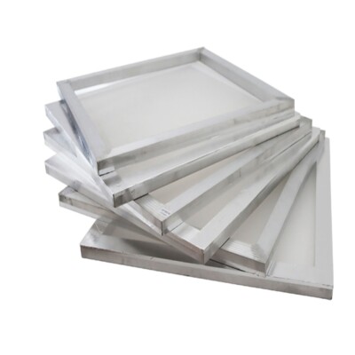 6PCS/Pack 20"*20" Screen Frame Aluminum Frame with 110 Mesh (43T) White ...