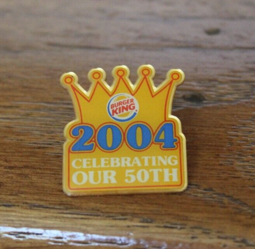 Vintage BURGER KING FAST FOOD RESTAURANT 2004 Celebrating our 50th ...