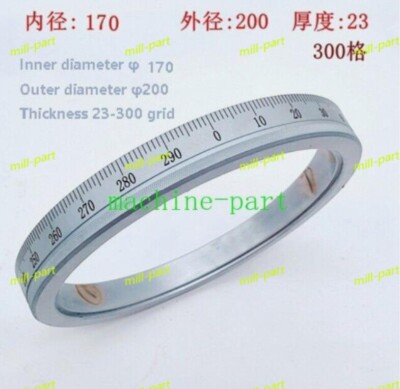 0-300mm Lathe Scale Ring Metal Dial Machine Part 170*200*23 mm Accurate ...