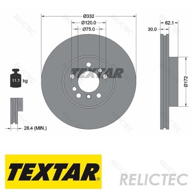 Front Brake Disc BMW:E53,E83,X5,X3 34116859679 34116765457 34116756045 ...