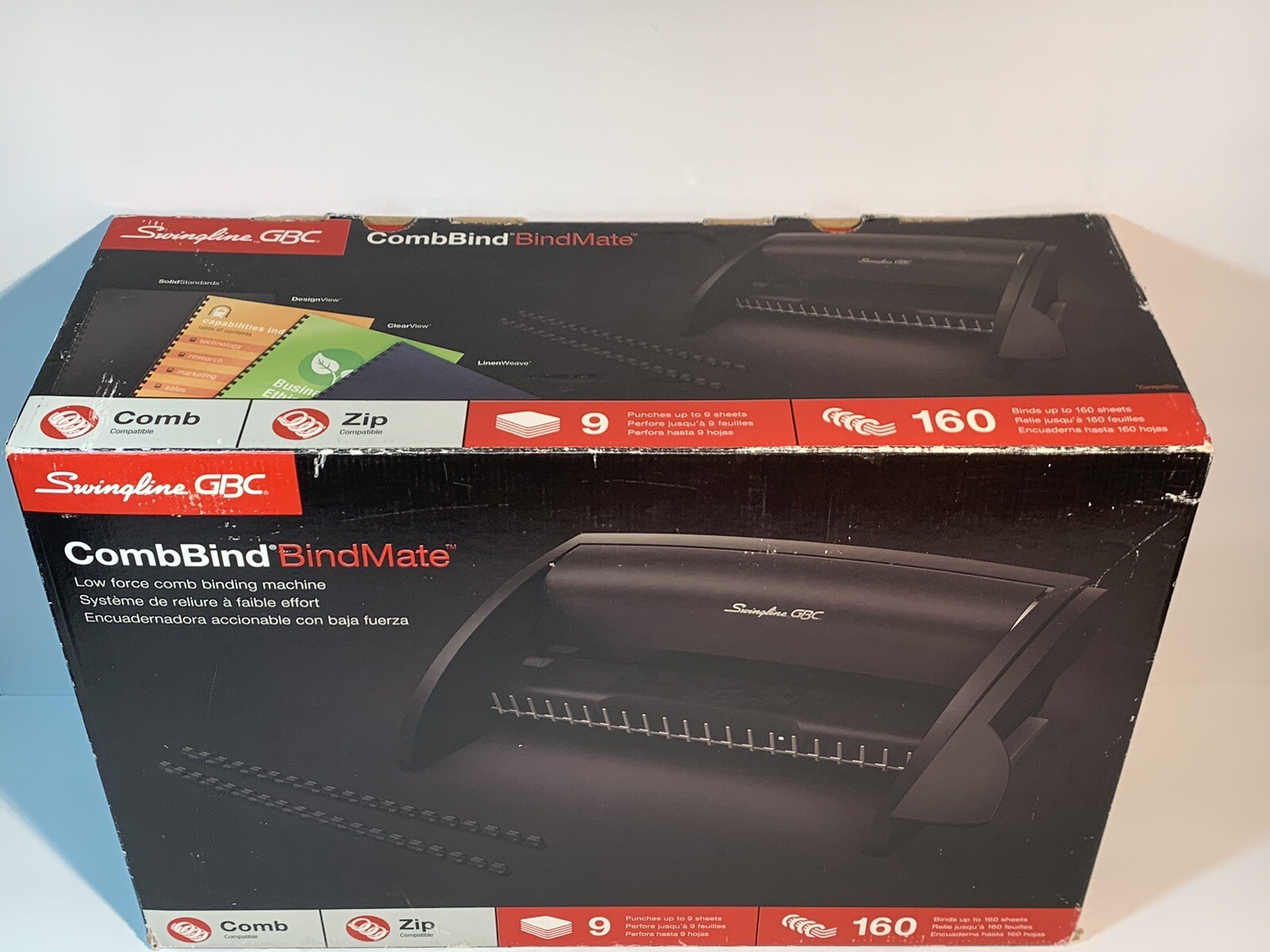 Swingline GBC CombBind BindMate Comb Binding Machine - New Open Box | eBay