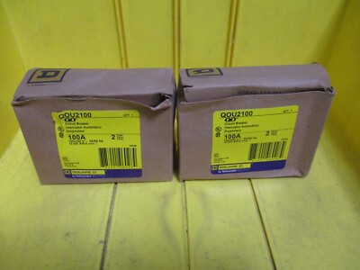 Lot of 2 Square D circuit breakers QOU2100 with free shipping | eBay