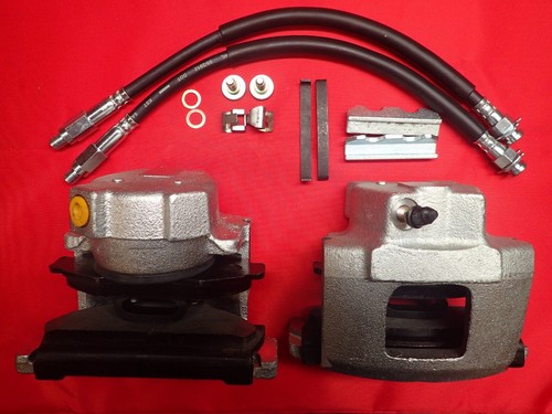 Ford Granada front brake calipers pads & hardware also includes rubber ...