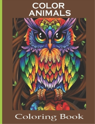 Asha Books Color Animals Coloring Book (Paperback) | eBay