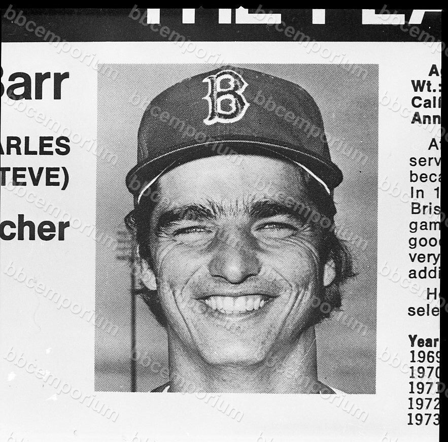 Steve Barr Boston Red Sox Medium Frame Negative - Jim Rowe Archive V406 ...