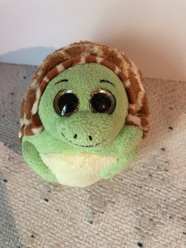 Ty Beanie Big Eyes Zoom Turtle Ball Plush Ball | eBay