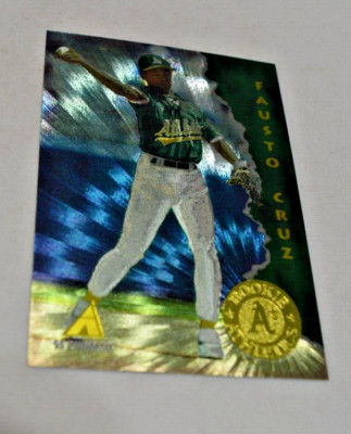 1995 PINNACLE - MUSEUM COLLECTION FAUSTO CRUZ SHORTSTOP ROOKIE ...