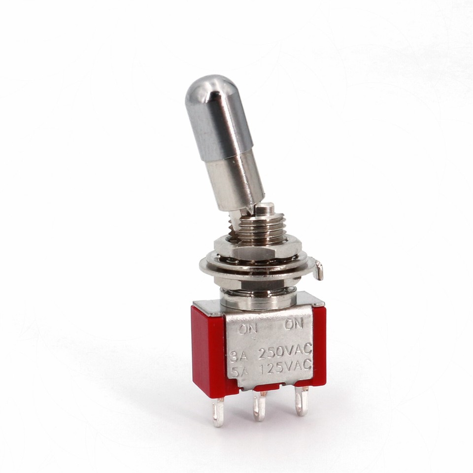 3Pcs SH T8013-LK 3Pin ON-ON 2Position Mini Locking Lever Toggle Switch ...