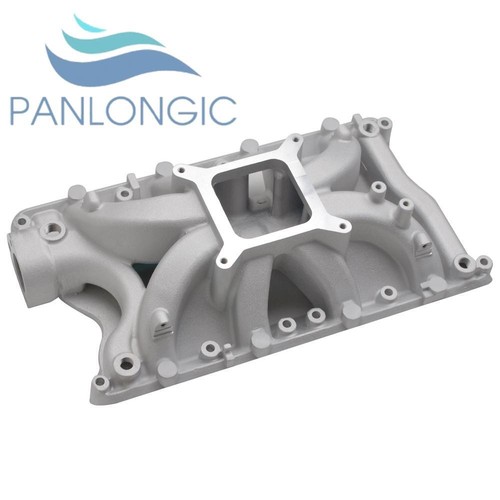 Satin Aluminum Single Plane Intake Manifold For SBF Ford 351W Windsor ...