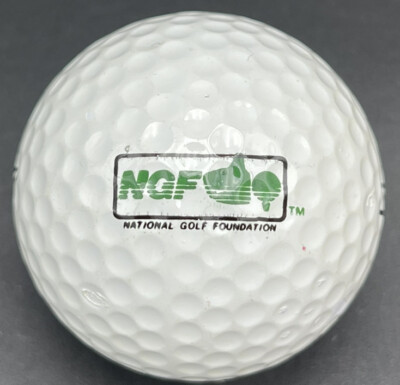 National Golf Foundation Logo Golf Ball (1) Wilson Staff Pre-Owned | eBay