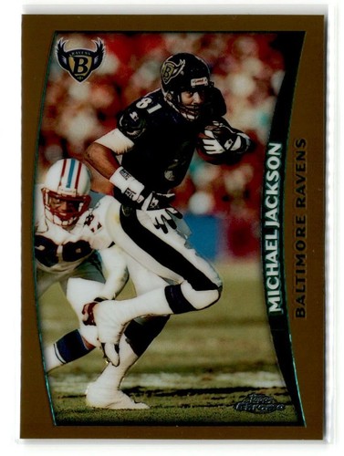 Michael Jackson Baltimore Ravens 1998 Topps Chrome #102 | eBay
