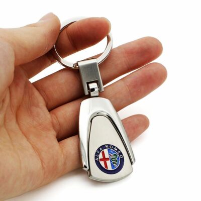 ALFA ROMEO Keyring Keychain 3D Chrome Metal Car key Chain Key ring | eBay