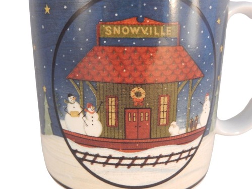 Warren Kimble Coffee Mug Cup Home For The Holidays Snowville Sakura ...