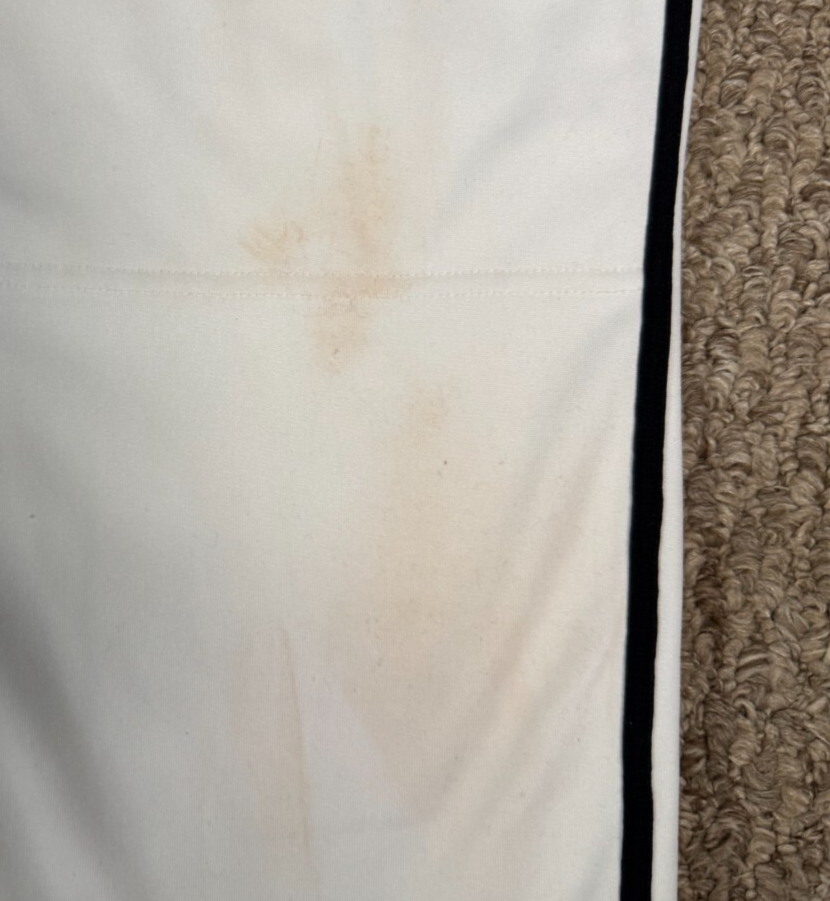 Nike Dri-Fit Swingman Baseball Long Pants White w/ Black Trim Swoosh ...