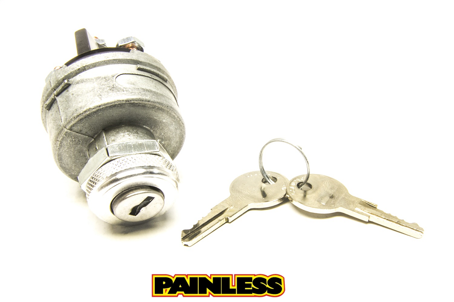 Painless Wiring 80153 Universal Dash Mount Ignition Switch w/Keys Fits ...