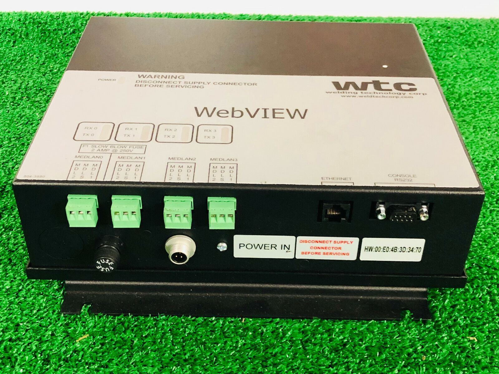 WTC Welding Technology Webview-Enet, Ethernet Terminal Control 986 ...