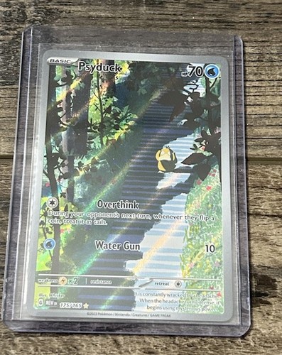 Pokemon TCG S&V 151 #175/165 Psyduck Illustration Rare NM/Mint Holo | eBay