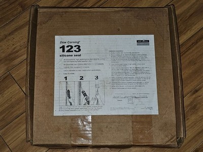 GENUINE DOWSIL 123 SILICONE SEAL, Black, 2"x100 ft. open box | eBay