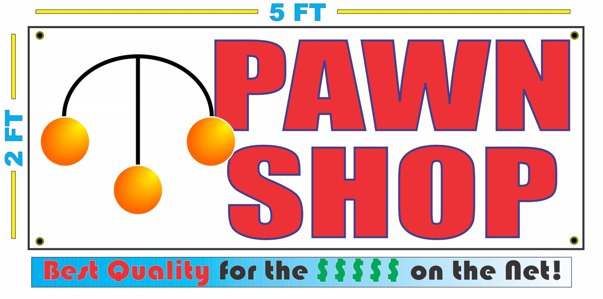 Pawn Shop Sign PAWN SHOP Street Sign Buy Gold Jewelry Coins Trade