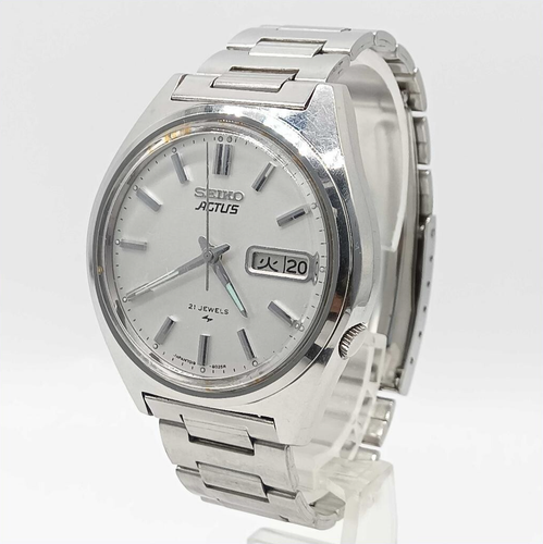 Vintage SEIKO ACTUS 7019-8010 Auto 1977 Silver Dial Men’s Watch Day Issue | eBay