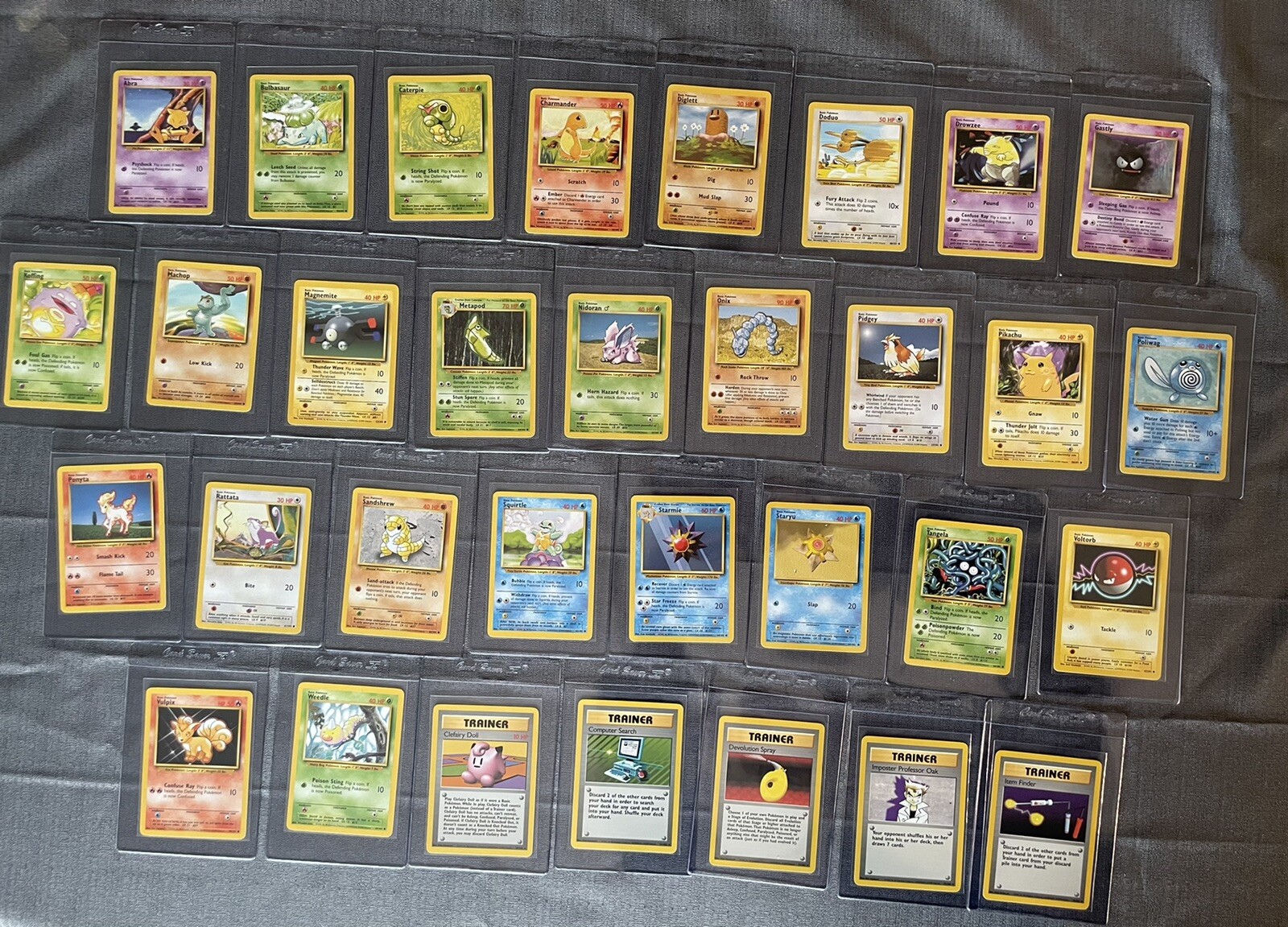 Pokemon Base Set Complete All 102 Cards All Holos Mint, Near Mint ...