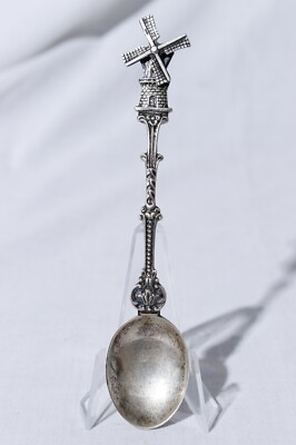 H Hooykaas Holland 835 Silver Windmill Spoon | eBay