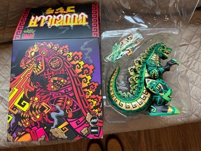 Mondo Urban Aztec Godzilla GREEN variant version | eBay