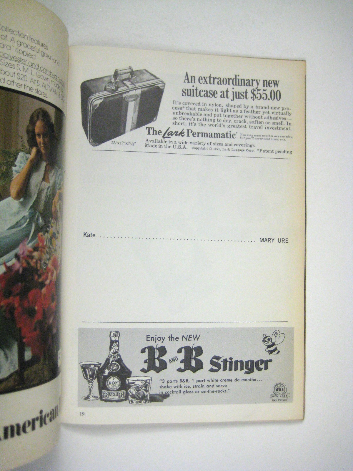 Old Times Playbill 1972 Billy Rose Theatre Rosemary Harris Mary Ure ...