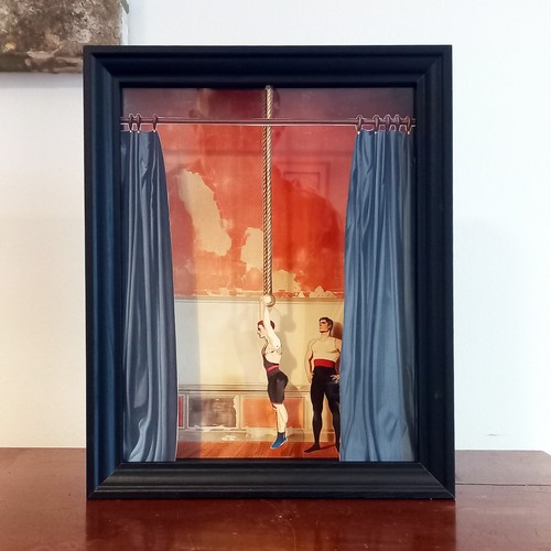 RARE GYMNAST SAND TOY MECHANICAL sand-powerd automaton - made to order ...