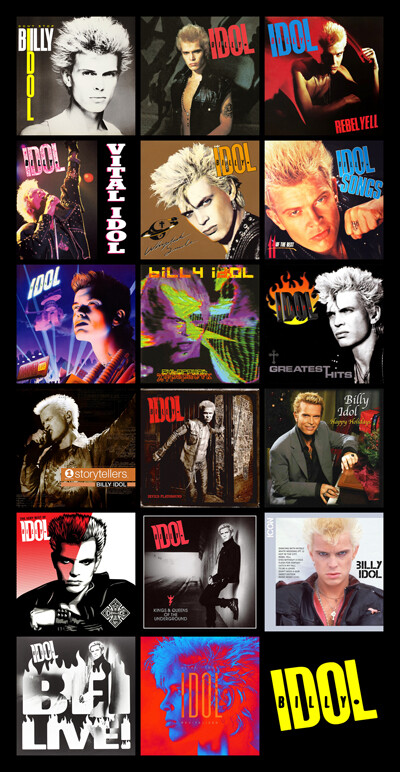 Billy Idol Album Covers