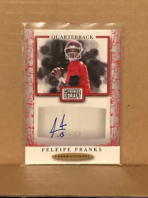 Feleipe Franks 2021 SAGE Premier Draft Rookie Auto A109 | eBay