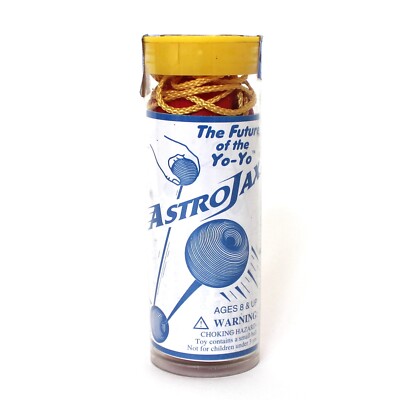 Vintage Original Astrojax The Future of the YoYo Red Wooden Toy Tube B3 ...